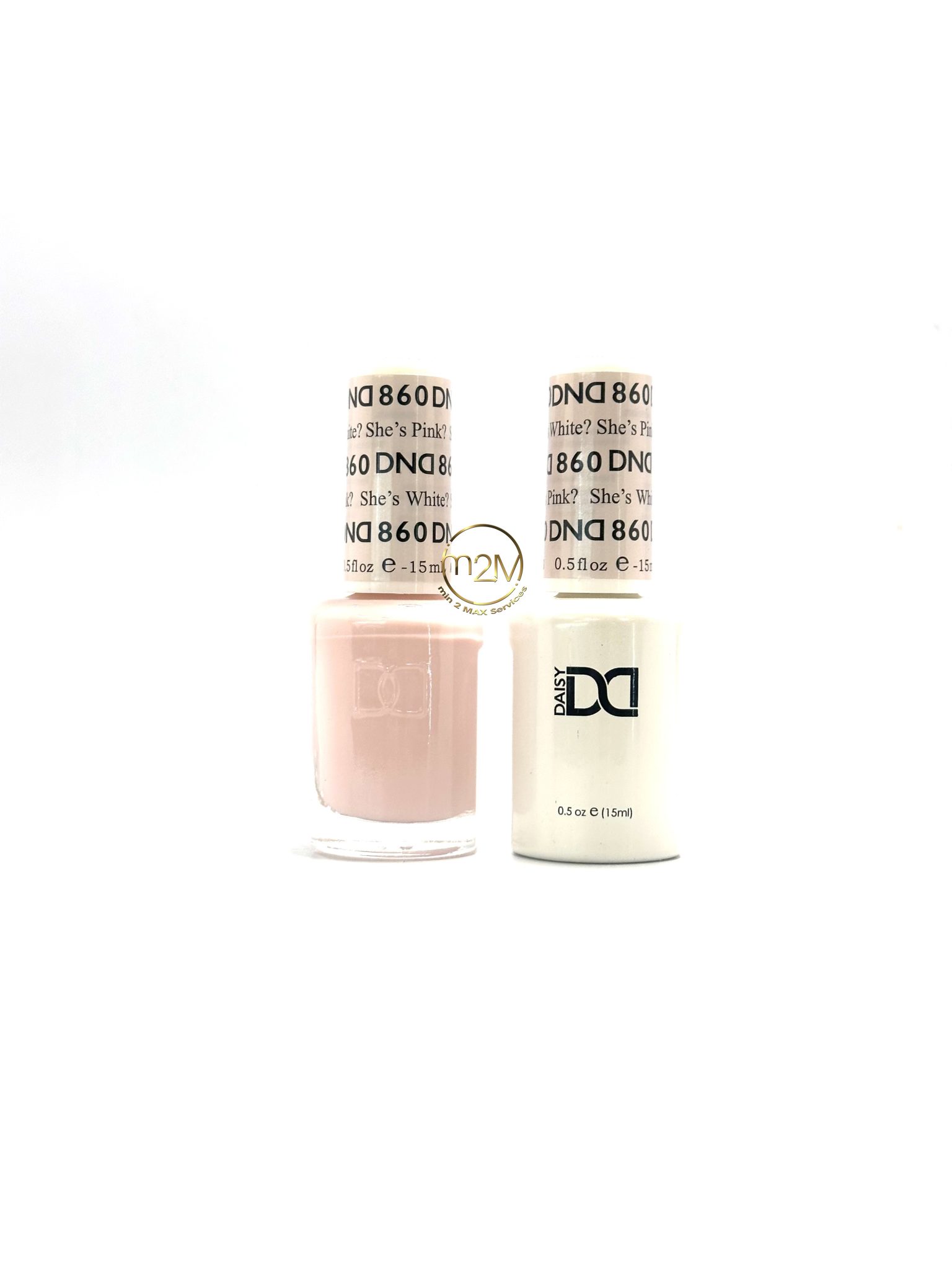 DND Duo Gel 860-She’s White? She’s Pink? – M2M Nail Supply